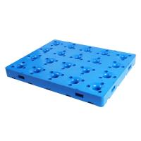 China HDPE 5 Gallon Water Bottle Pallet Blue Polypropylene Pallet 54x44