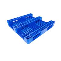 China Blue Heavy Duty Nestable Pallet HDPE Euro Epal Pallets Cargoes Transfer for sale