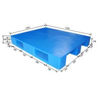 China Reversible HDPE PP Nestable Plastic Pallet Insulation 4 Way Entry Type for sale