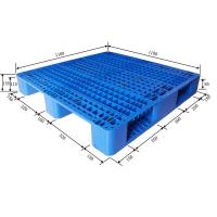 China 110x110cm Lightweight Plastic Pallet Steel Reinforced Plastic Pallets for sale