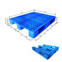China 1000*1200mm Red Plastic Pallets Nestable Plastic Floor Pallet for sale