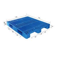 China Grid Surface HDPE Pallets 1300mm×1100mm×155mm 4 Way Entry CE for sale