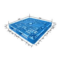 China 100% Recycled Lightweight Plastic Pallet HDPE 1080mm×1080mm×125mm for sale