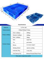 China 4000KG HDPE Heavy Duty Plastic Pallet Recycle Plastic Stacking Pallets for sale
