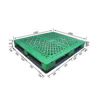 China Hygiene Flat Top Plastic Pallets Anti Static HDPE Pallets 1200×1000mm for sale