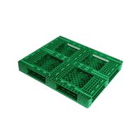 China Green Recycled Molded Plastic Pallets Hdpe Injection Moulded Pallets for sale