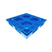China 1200*1200 Blue Euro Pallets Made From Recycled Plastic For Warehouse for sale