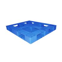 China 100% Recycled One Way Plastic Pallets Blue Plastic Reusable Pallets for sale