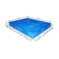China 100% Recycled One Way Plastic Pallets Blue Plastic Reusable Pallets for sale