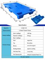 China HDPE 7 Feet Lightweight Plastic Pallet Heavy Duty Nestable Pallet for sale