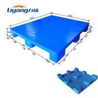 China Single Side Nestable Plastic Pallet 120*120cm Polyethylene Plastic Skids for sale