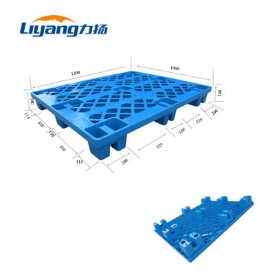 China 9 Feet Reinforced Plastic Pallet HDPE Flat Top Shipping Plastic Pallets for sale