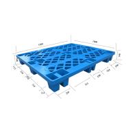 China 9 Feet Reinforced Plastic Pallet HDPE Flat Top Shipping Plastic Pallets for sale