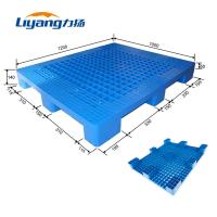 China 9 Feet Reinforced Plastic Pallet HDPE Flat Top Shipping Plastic Pallets for sale