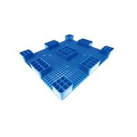 China 1200*1400 Recycled Nestable Plastic Pallet Warehouse Storage Plastic Skids for sale