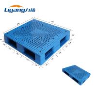 China Blue 1200*1400mm Recycled Plastic Pallets Roto Molded Plastic Pallets for sale