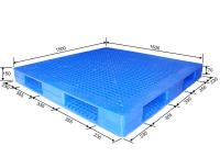China 1500x1500 HDPE Rackable Pallets 10T Oversized Plastic Pallets for sale