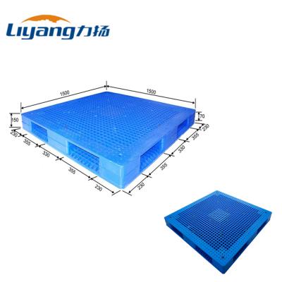 China 1500x1500 HDPE Rackable Pallets 10T Oversized Plastic Pallets for sale