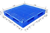 China Euro Size Export Plastic Pallet HDPE Pallets For Transport for sale