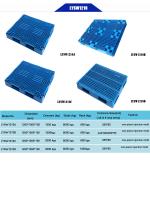China Four Way Pallets HDPE Rackable Plastic Pallets 1200mm×1000mm×150mm for sale