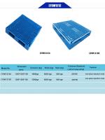 China 100 Virgin PP Reversible Plastic Pallets 1200*1200mm 4 Way Entry Pallet for sale