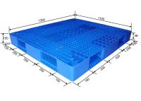 China Euro HDPE Plastic Pallets Double Faced Pallet 1300 X 1100 CE SGS for sale