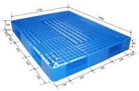China 1400*1100mm Plastic Skid Pallet Plastik Heavy Duty HDPE Pallets for sale