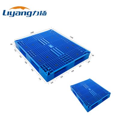 China 1400*1100mm Plastic Skid Pallet Plastik Heavy Duty HDPE Pallets for sale