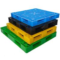 China PMMA TPU Rackable Plastic Pallets Molded Plastic Pallets Black for sale
