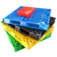 China PMMA TPU Rackable Plastic Pallets Molded Plastic Pallets Black for sale