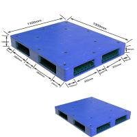 China Cold Racking HDPE Pallets 6T Static Load Injection Moulded Pallets for sale