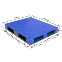 China Cold Racking HDPE Pallets 6T Static Load Injection Moulded Pallets for sale