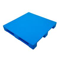 China Customized Warehouse Plastic Pallet 1100x1100 HDPE Pallets Blue for sale