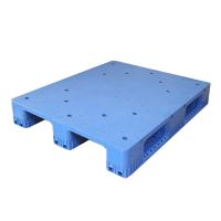 China OEM Warehouse Plastic Pallet Blue Recycled HDPE 1200mm*1000mm*170mm for sale