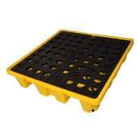 China IBC Spill Containment Pallets Sump 1100L Single Ibc Spill Pallet for sale