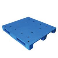 China 1300*1200mm Blue Nestable Plastic Pallet Single Faced ISO9001 for sale