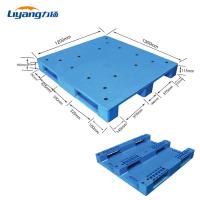 China 1300*1200mm Blue Nestable Plastic Pallet Single Faced ISO9001 for sale