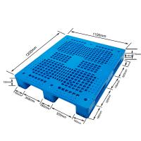 China Heavy Duty Reinforced Hygienic Pallets Flat Plastic Pallets Single Faced for sale
