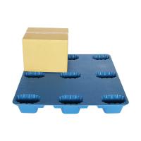 China Reinforced Recycled Plastic Pallets Hygienic Euro Size 1100*1100mm for sale