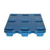 China Food Grade 4 Way Nestable Plastic Pallet Waterproof For Household Hotel for sale