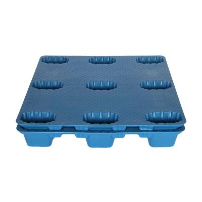 China Food Grade 4 Way Nestable Plastic Pallet Waterproof For Household Hotel for sale