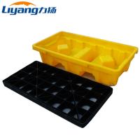 China Poly Plastic Spill Pallets Oil Drum Secondary Containment Pallets for sale