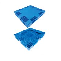China 100 Recycled Rackable Plastic Pallets HDPE 2 Way Pallet And 4 Way Pallet for sale