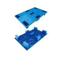 China 100 Recycled Rackable Plastic Pallets HDPE 2 Way Pallet And 4 Way Pallet for sale
