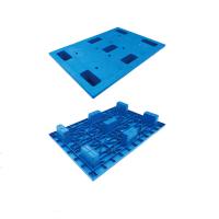China 100 Recycled Rackable Plastic Pallets HDPE 2 Way Pallet And 4 Way Pallet for sale