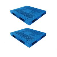 China 100 Recycled One Way Plastic Pallet Nestable Rackable HDPE Pallets for sale
