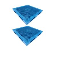 China 100 Recycled One Way Plastic Pallet Nestable Rackable HDPE Pallets for sale