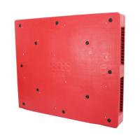 China Red Warehouse Lightweight Plastic Pallets For 2300mm Width Goods for sale