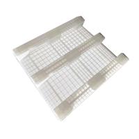 China Euro Standard Virgin HDPE White Plastic Pallets 1000*1000 1100*1100 for sale