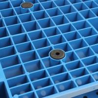China Reversible Grid Pallet HDPE Heavy Duty Plastic Pallet 1300x1100 for sale
